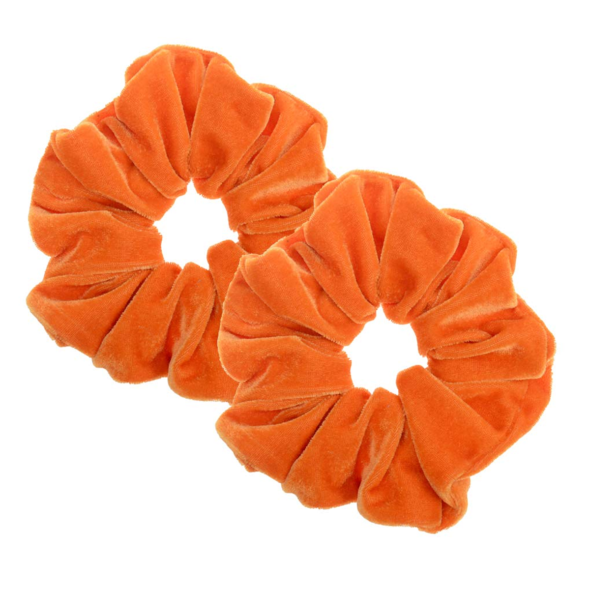 Scrunchies color naranja coleta o colet para el cabello pack | Oropiel