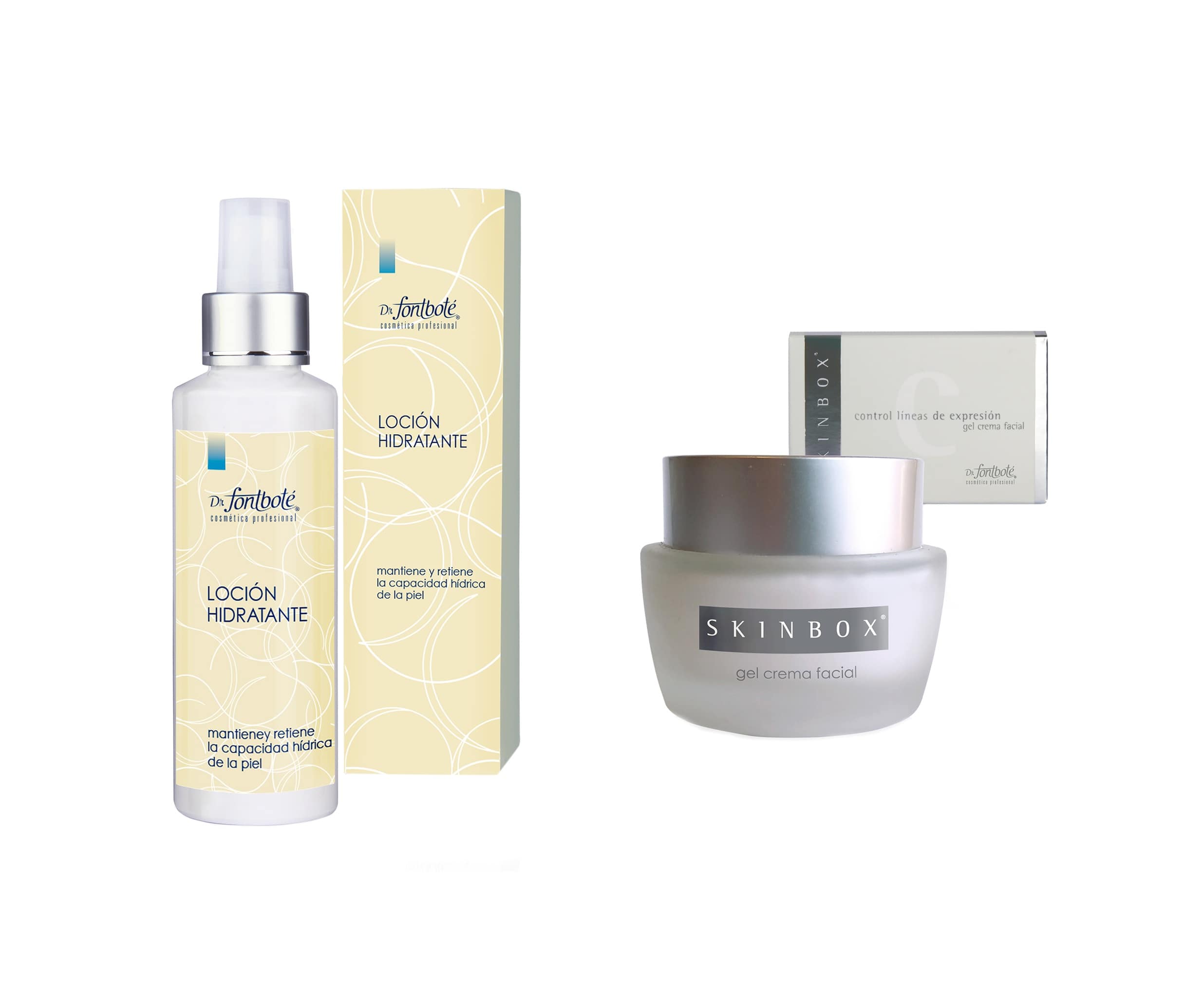Tónico hidratante Fontboté + Crema desvanecedora de arrugas