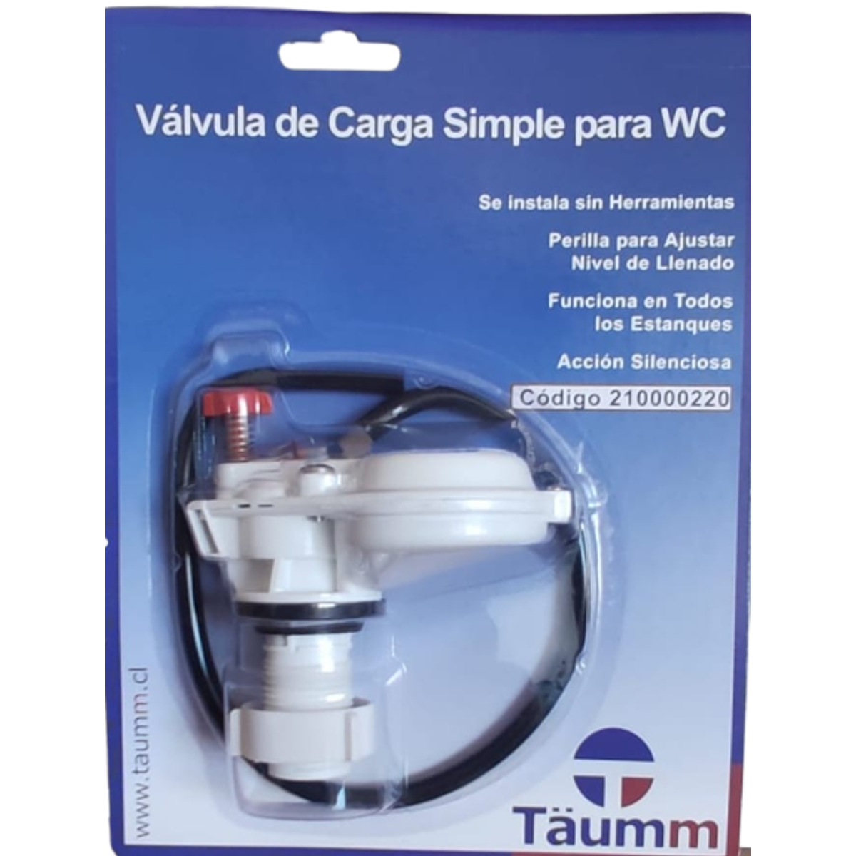 Válvula de Carga Silenciosa para WC Taumm