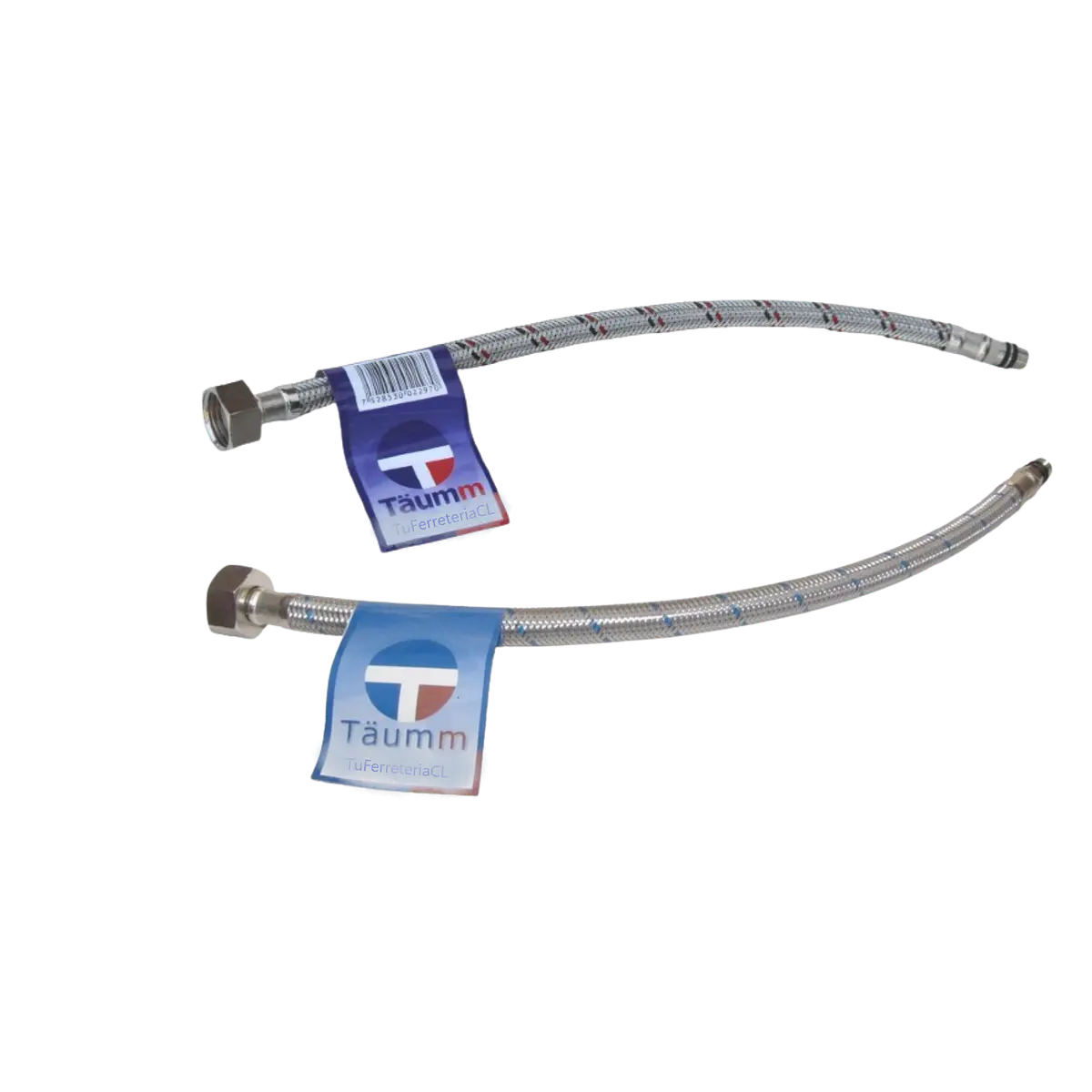 Pack 2 Flexibles Para Monomando 35 Cms M10 X 1/2
