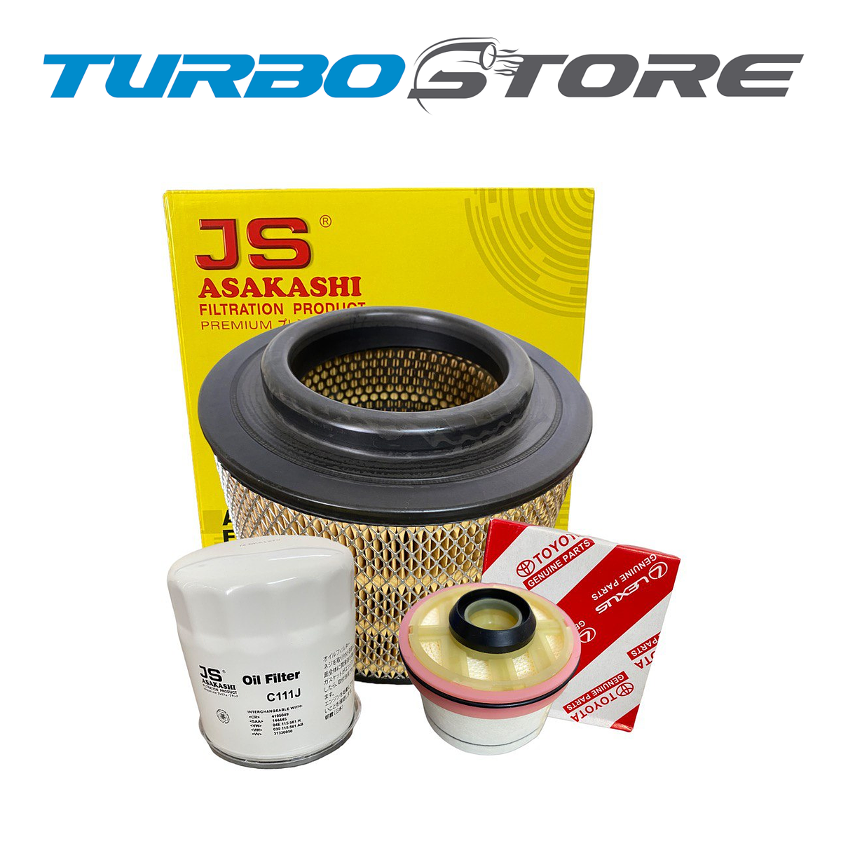 Kit Filtros Toyota Hilux 2.5 / 3.0 Año 2005 - 2015 | Turbo Store