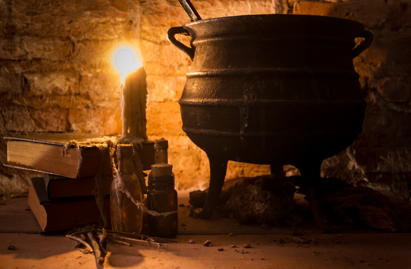 El caldero de las brujas