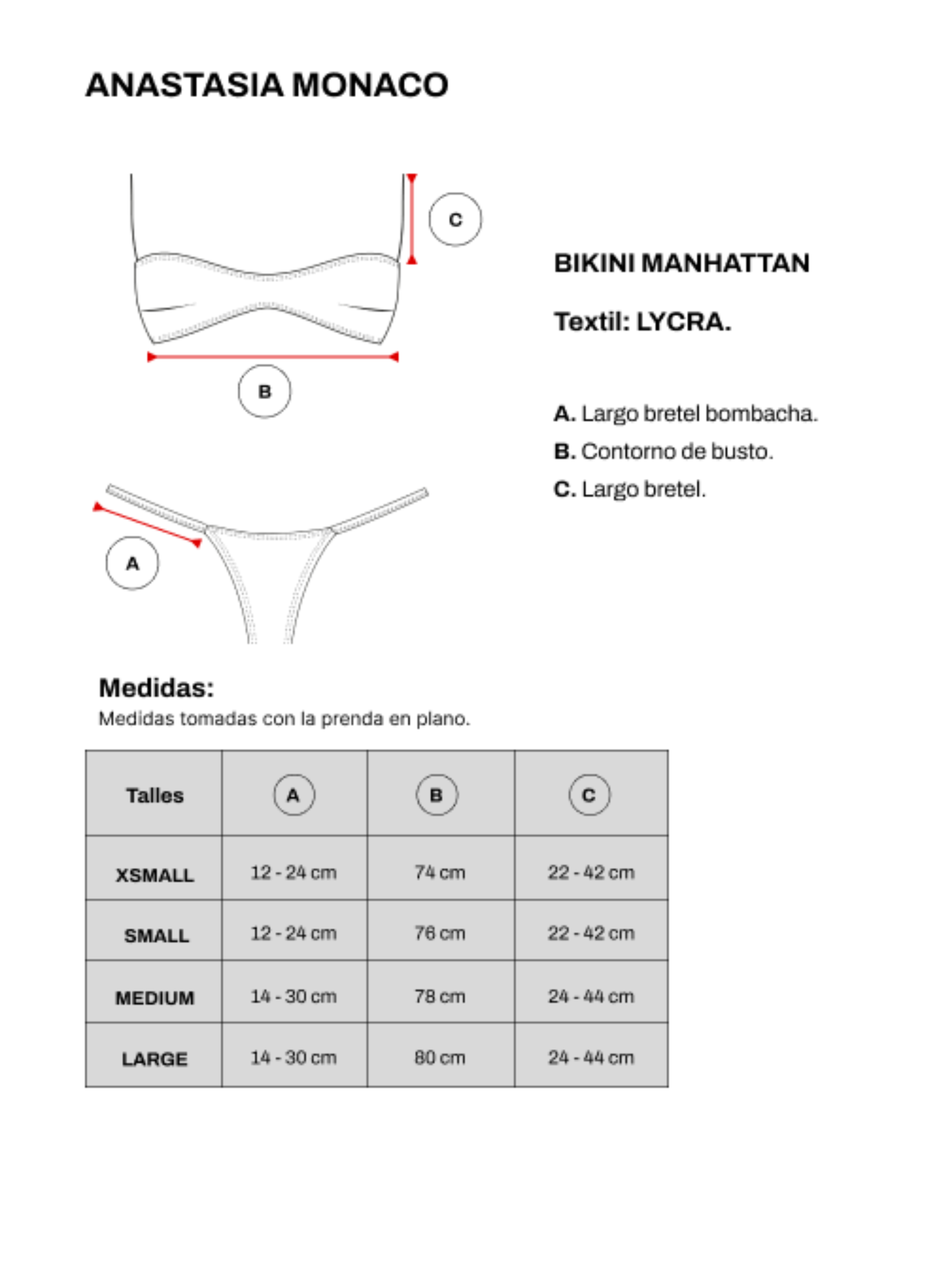Bikini Manhattan Print