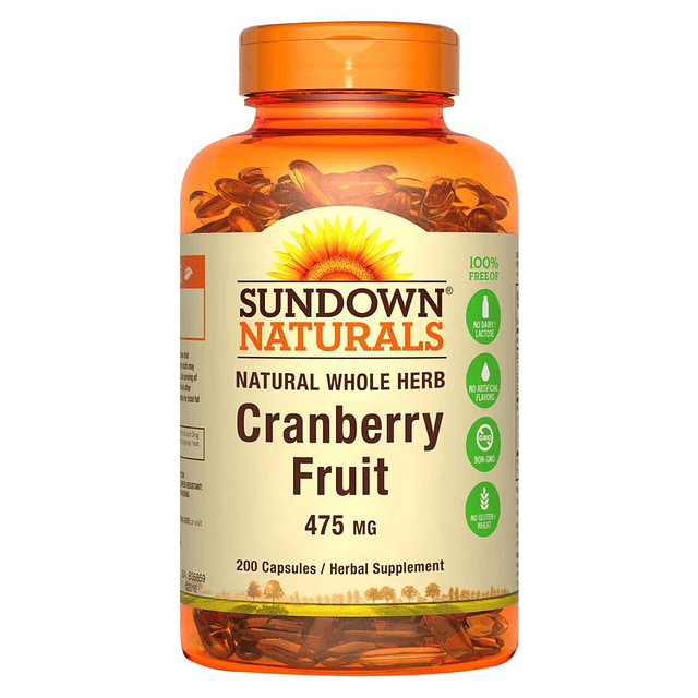 Cranberry Fruit Sundown Libre De Azucar Gluten Lactosa