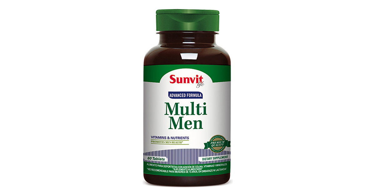 Multivitaminico Multi Men Sunvit Energia 60 Tab. Original