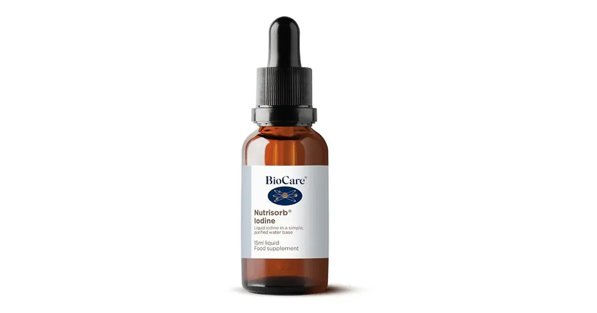 Biocare Yodo Liquido 15ml Nutrisorb Iodine Tiroides Piel