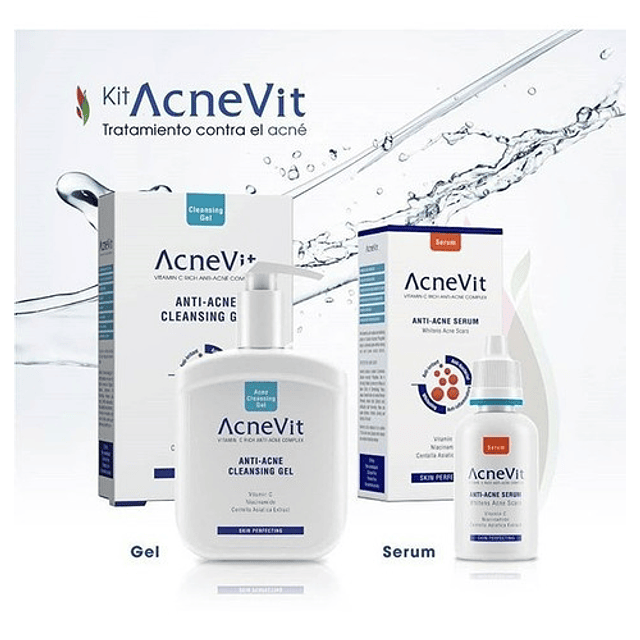 Serum Para El Acné Y Puntos Negros Centella Asiática Acne...