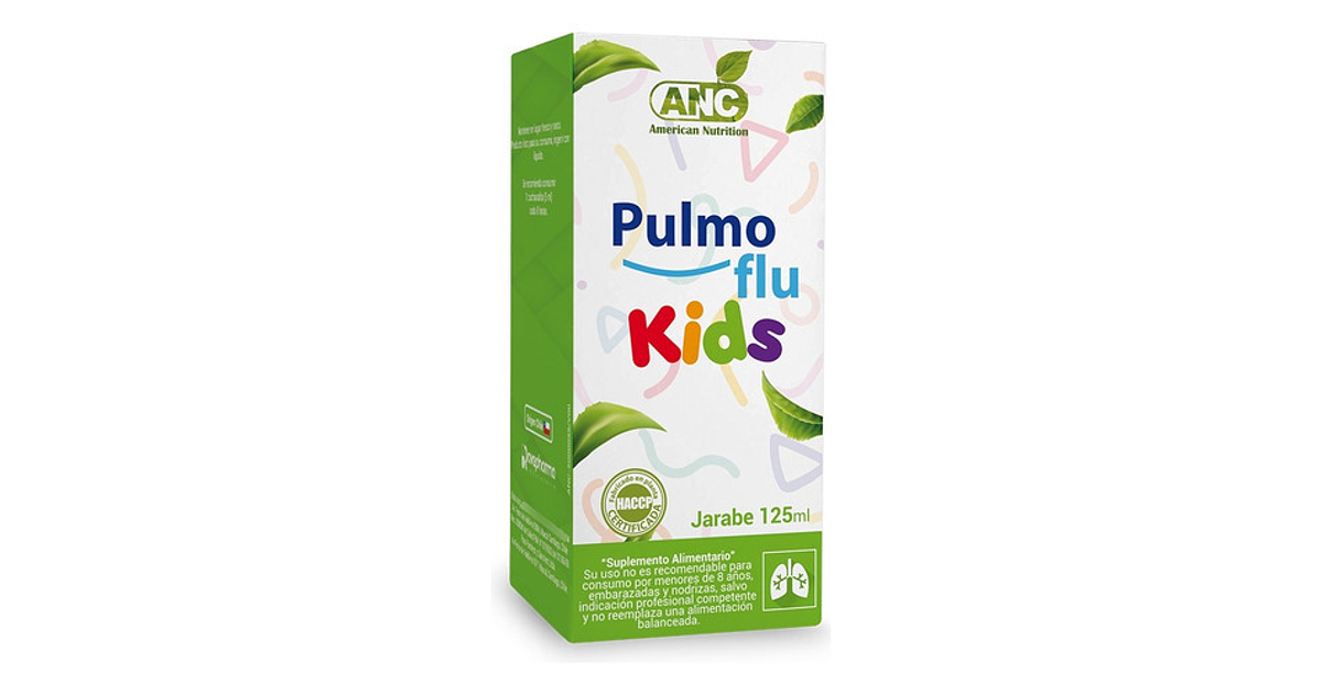 Pulmo Flu Kids (niños) Jarabe 125 Ml Anc. Agronewen Sabor...