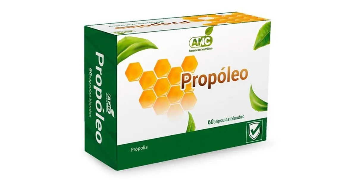 Anc Propoleo En Capsulas 60 Unidades Sistema Inmune Sabor...