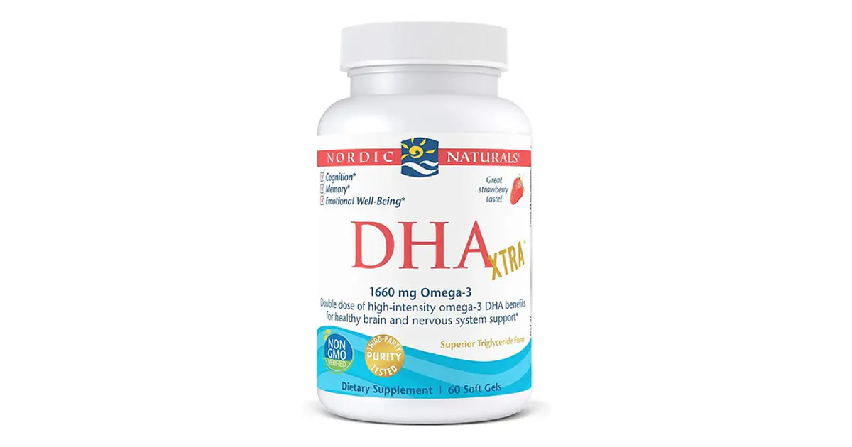 Dha Xtra 1.660 Mg - 60 Softgels - Nordic Naturals Sabor F...