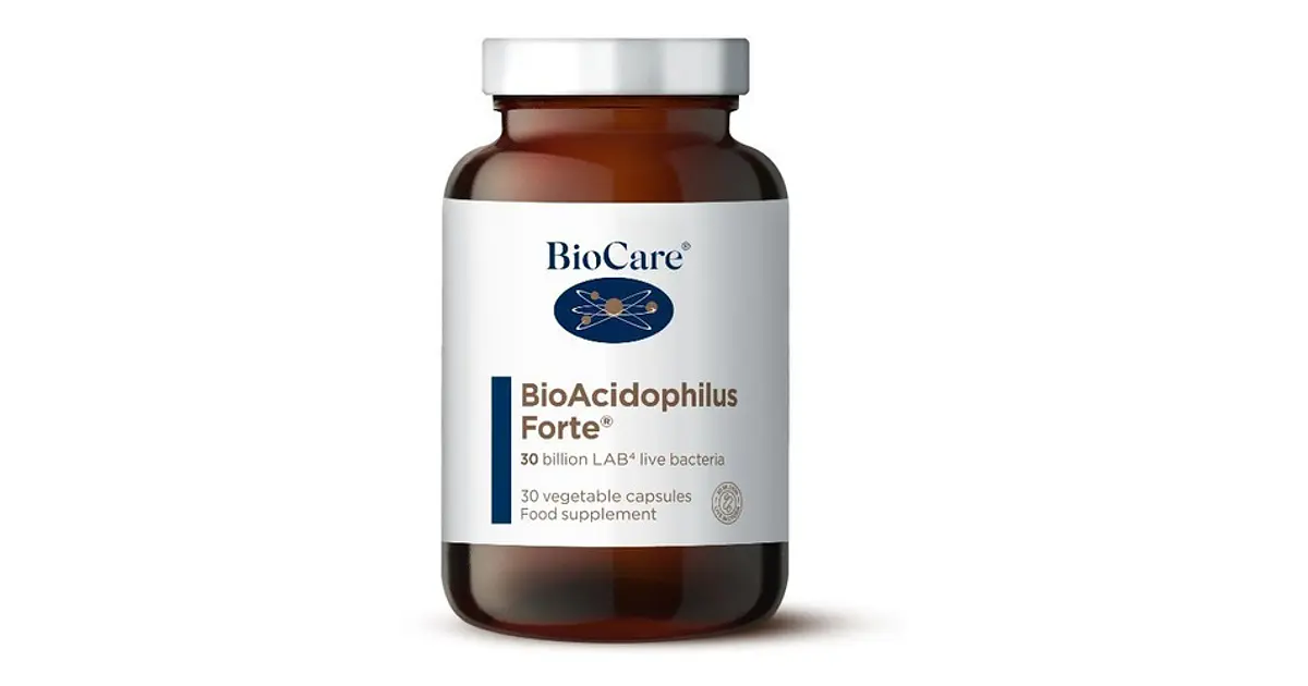 Biocare Bioacidophilus Forte 30 Billones 30 Caps Probioti...