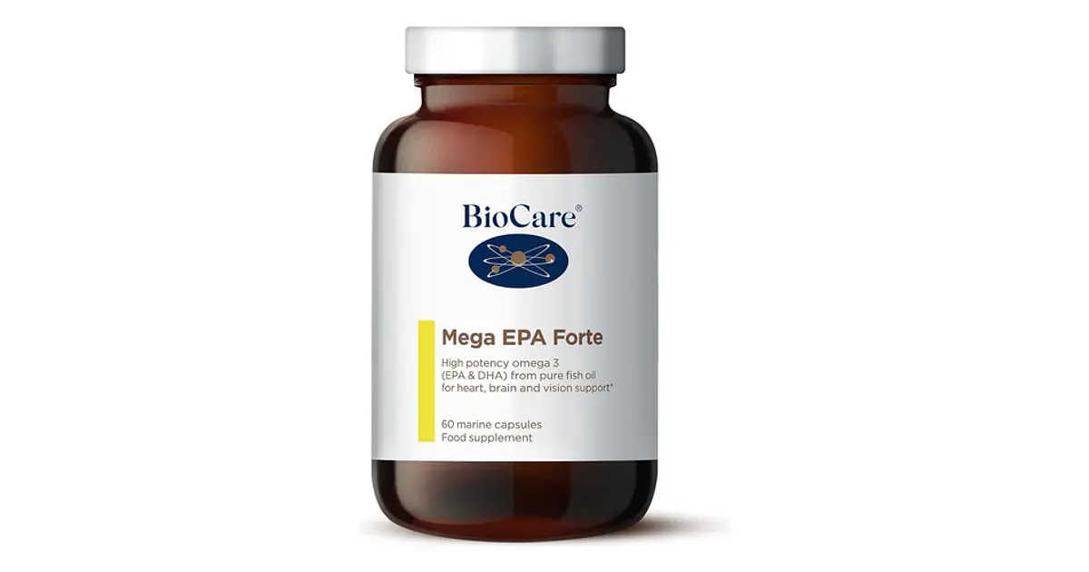 Biocare Mega Epa Forte Omega Alta Potencia 60 Capsulas