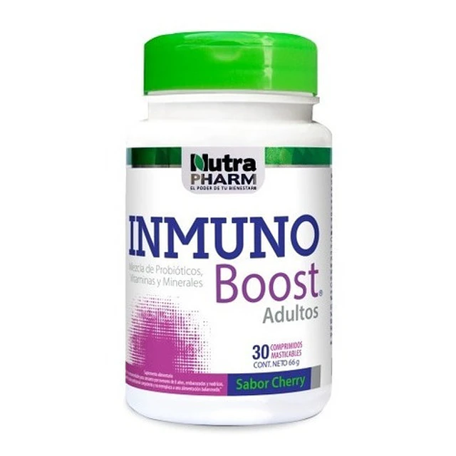 Probiótico Nutra Pharm Inmuno Boost Adulto 30 Comprimidos...