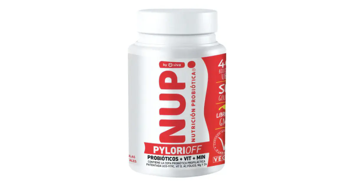 Nup Probiotico Pylori Off 30 Cap Combate Helicobacter Pyl...