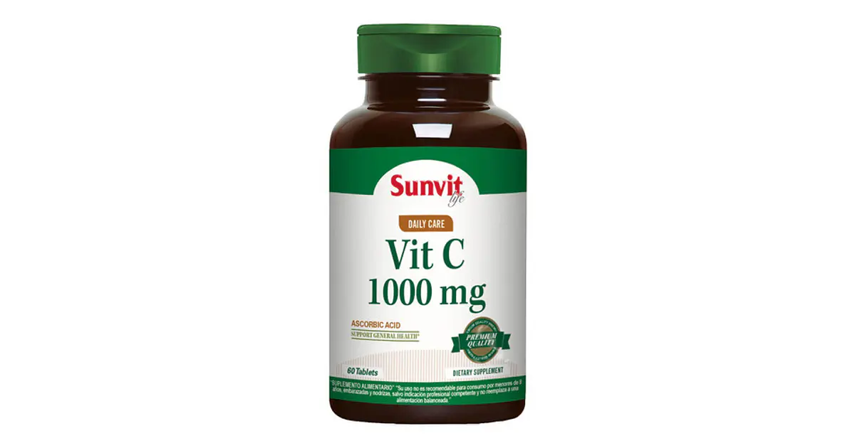Sunvit Life - Vitamina C 1000 Mg. 60 Tabletas
