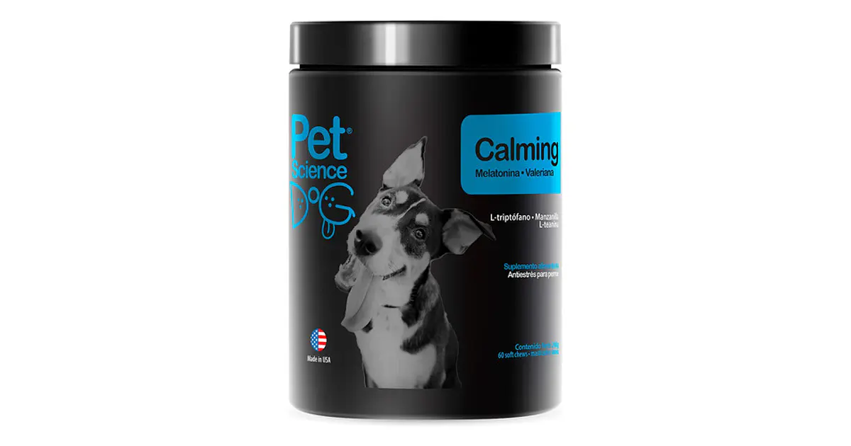 Petscience Dog Calming Calmante Masticable Perro 60 Unid