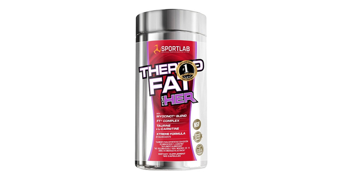 Thermo Fat For Her 120 Cápsulas Quemador De Grasa Mujer