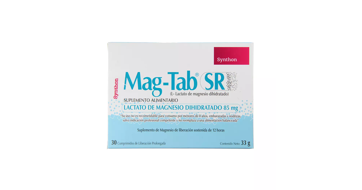 Mag-tab Sr De Liberacion Prolongada 30 Comprimidos