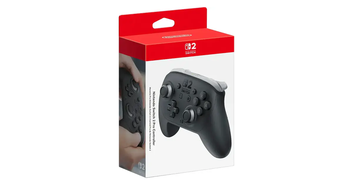 Control Pro de Nintendo Switch 2 Negro