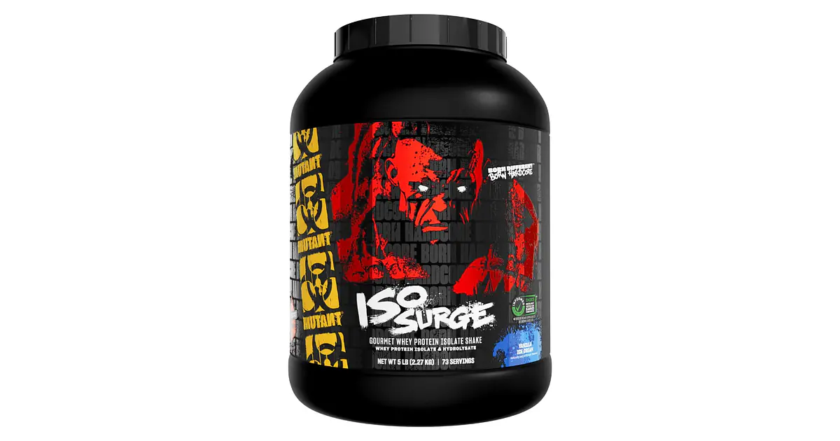 Iso Surge Gourmet Protein Isolate 5Lb Vannila Ice Cream Mtan