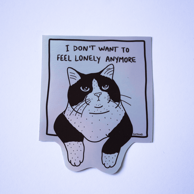 Sticker Lonely