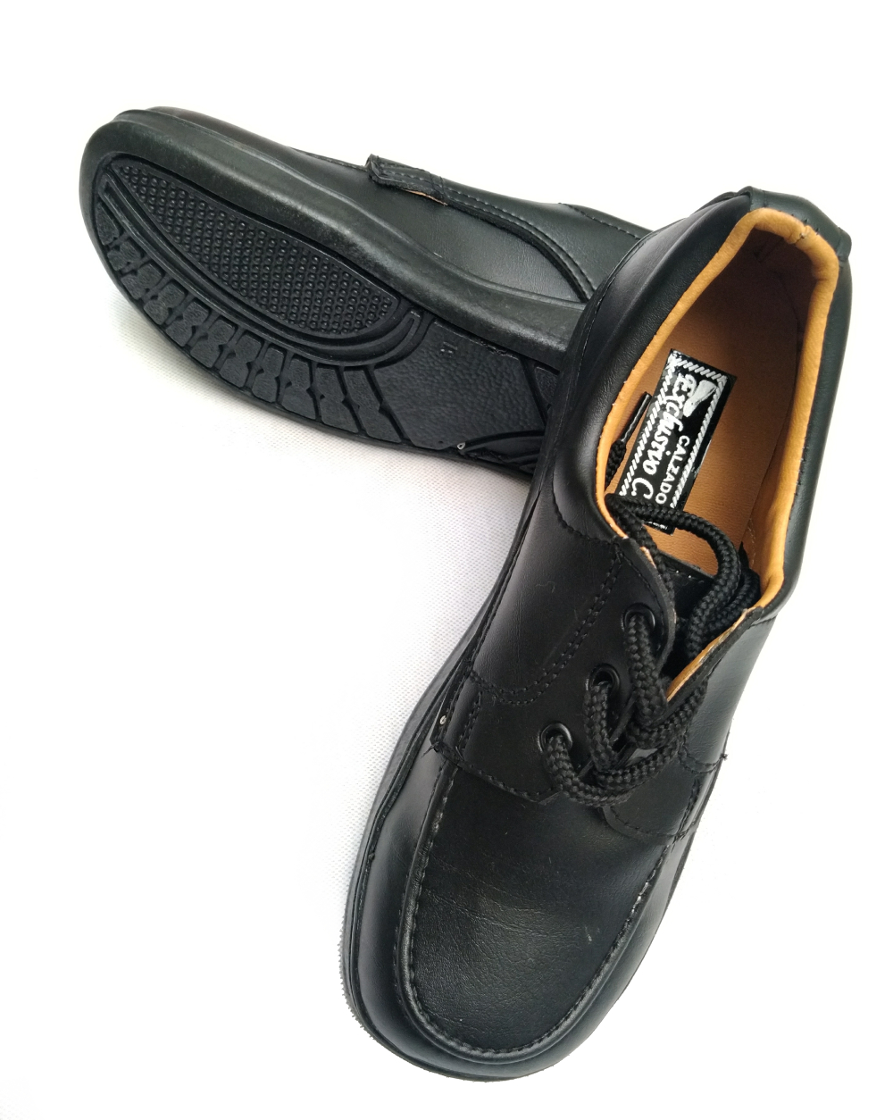 Zapato Negro Cuero