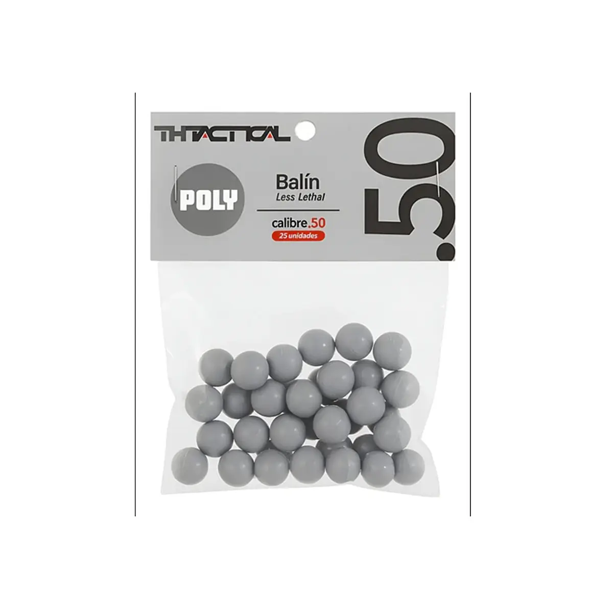 balín traumático TH Tactical Poly calibre .50 de 25 unidades