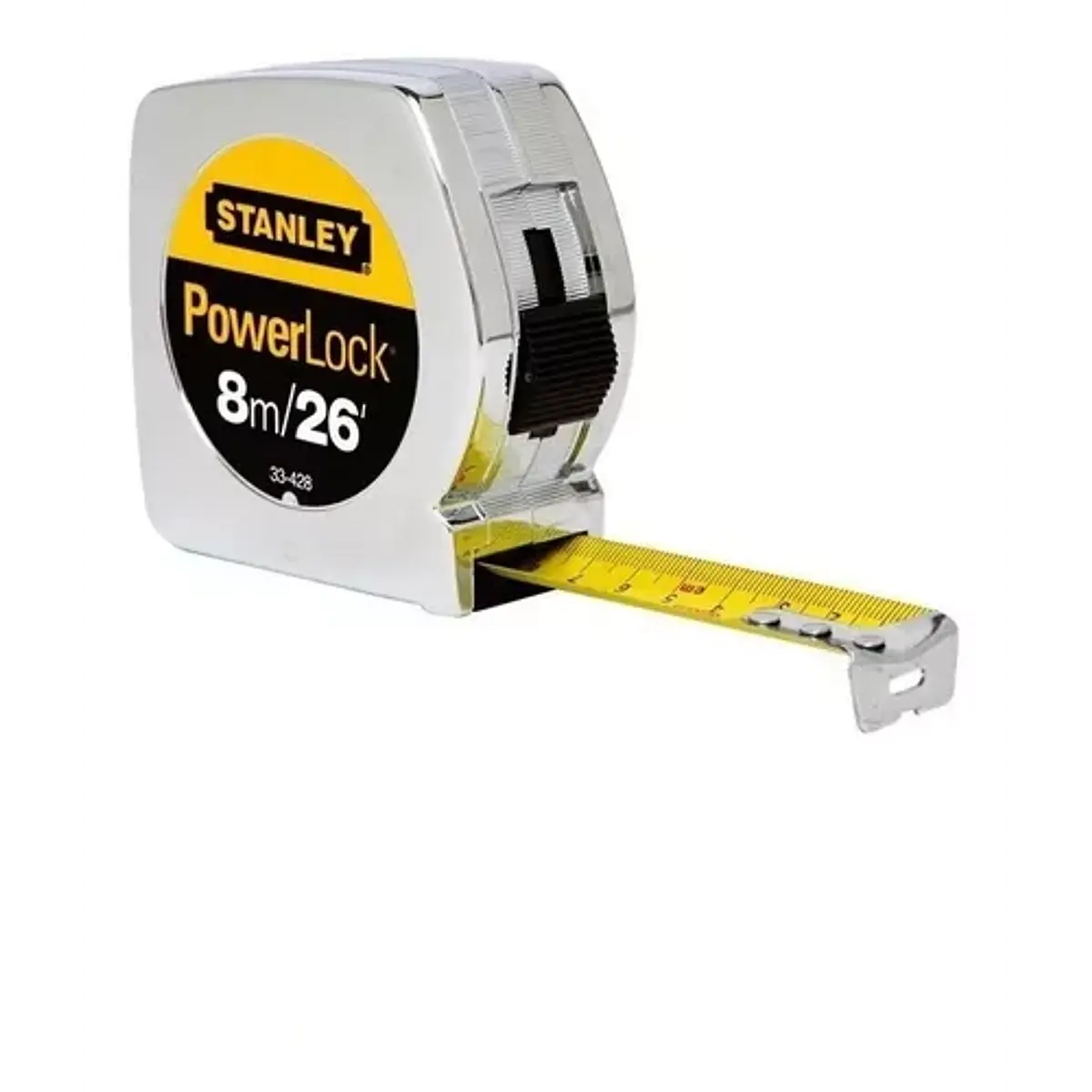 FLEXOMETRO STANLEY 8 MTS POWERLOCK 33-428S | Universal De Tornillos Y ...