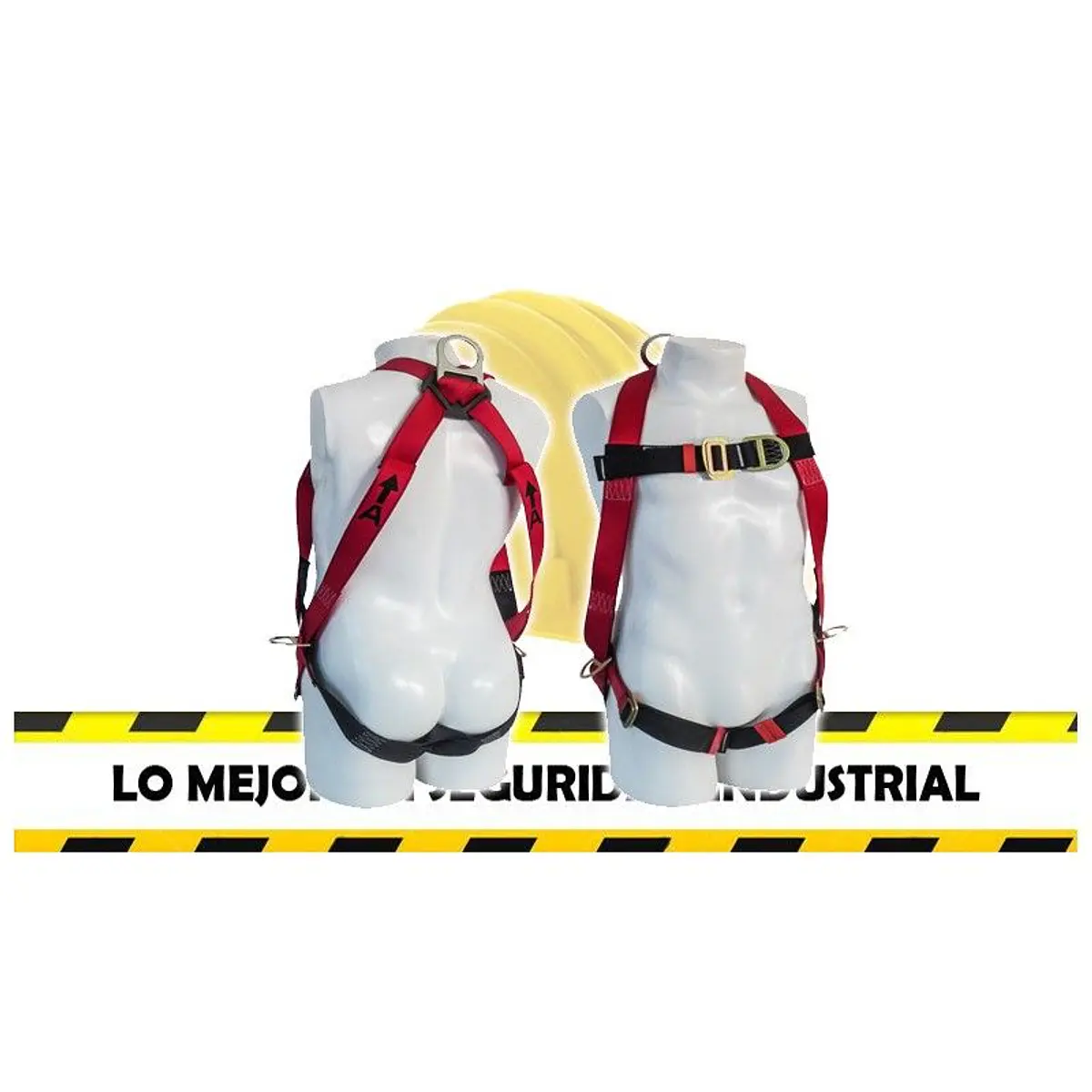 ARNES STEELPRO CUERPO COMPLETO 4 ARGOLLAS ROJO M/XXL 500888 | Universal ...