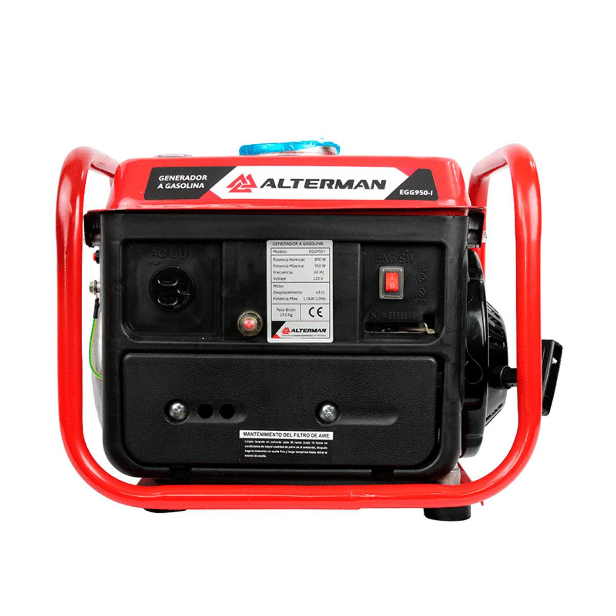 GENERADOR ALTERMAN 950WTS A GASOLINA 2T CON CHASIS EGG950-I | Universal ...