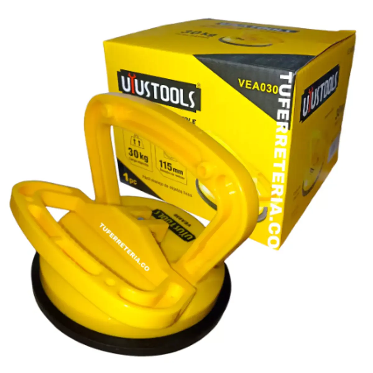 VENTOSA UYUSTOOL ABS PARA VIDRIO 30KG VEA030 | Universal De Tornillos Y ...