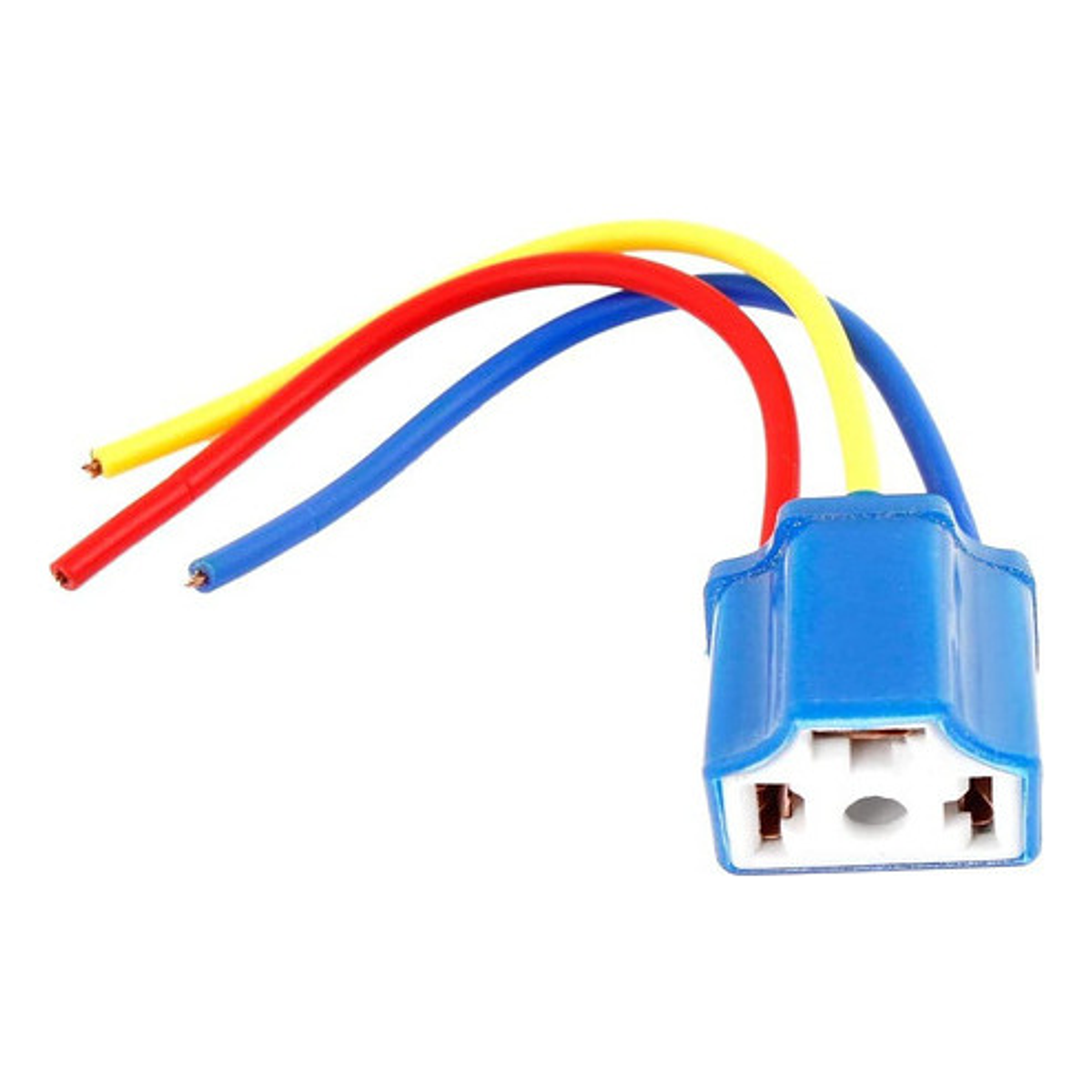 Soquete Enchufe Conector Para Ampolleta H4 Ceramico Par