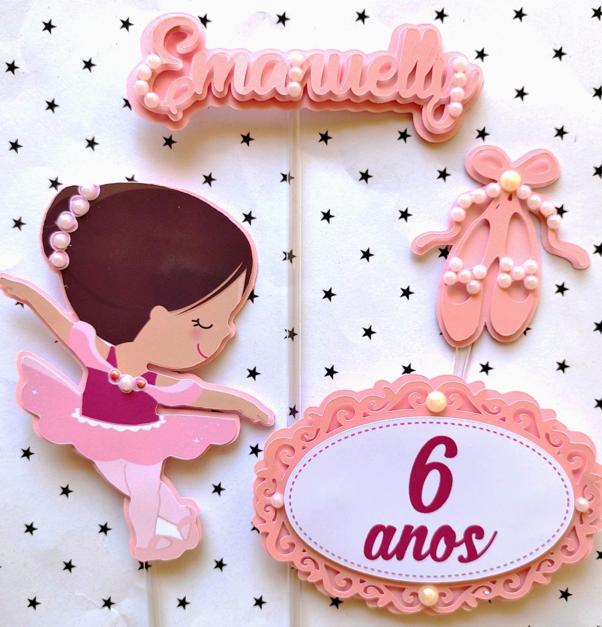 Arquivo De Corte Topo De Bolo Bailarina