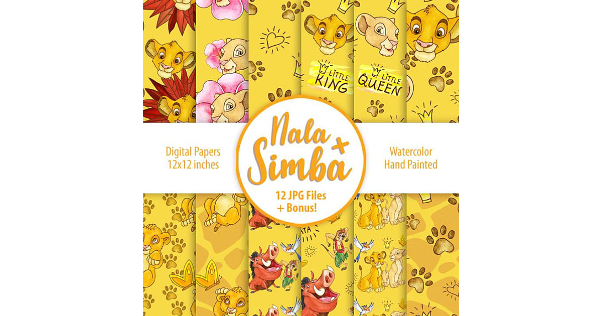 Kit Digital Simba e Nala