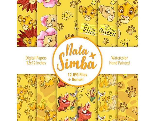 Kit Digital Simba e Nala