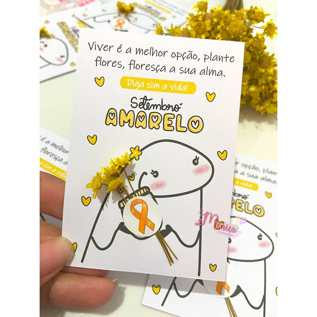 Card Flork September Yellow Cutting File