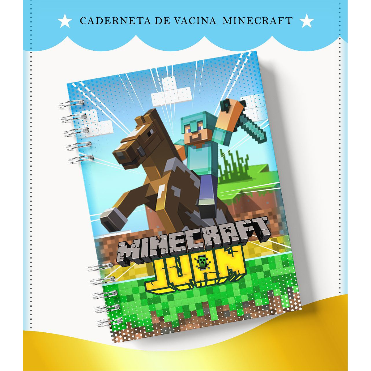Arquivo Digital Caderneta Minecraft