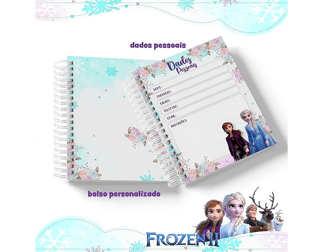 Arquivo Digital Kit Escolar Frozen