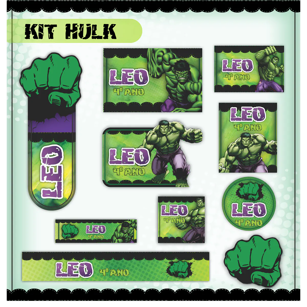 Hulk School Kit Digital Archive