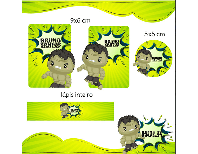 Hulk School Label Cutting File