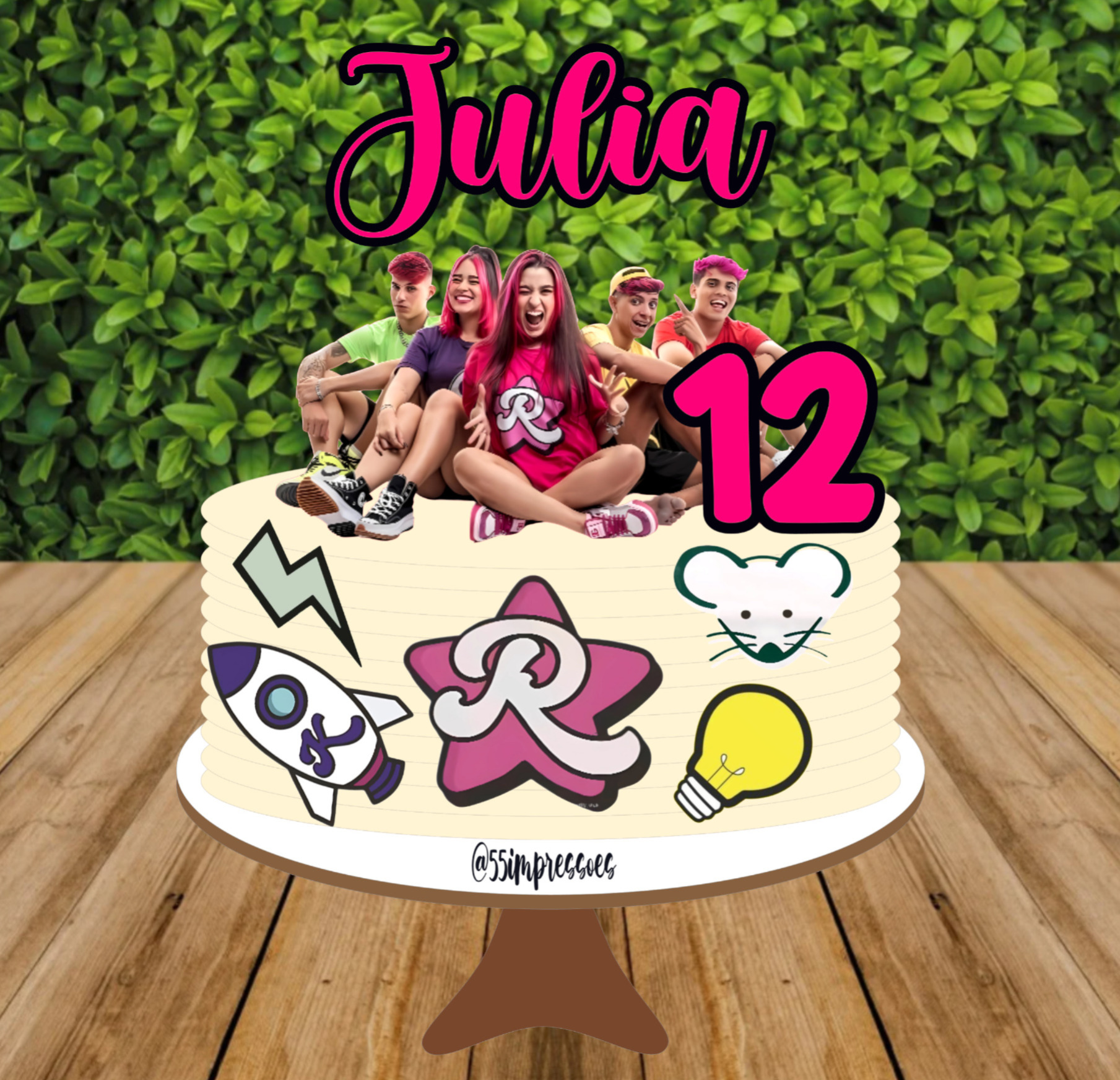 Arquivo de corte Topo Emily vick