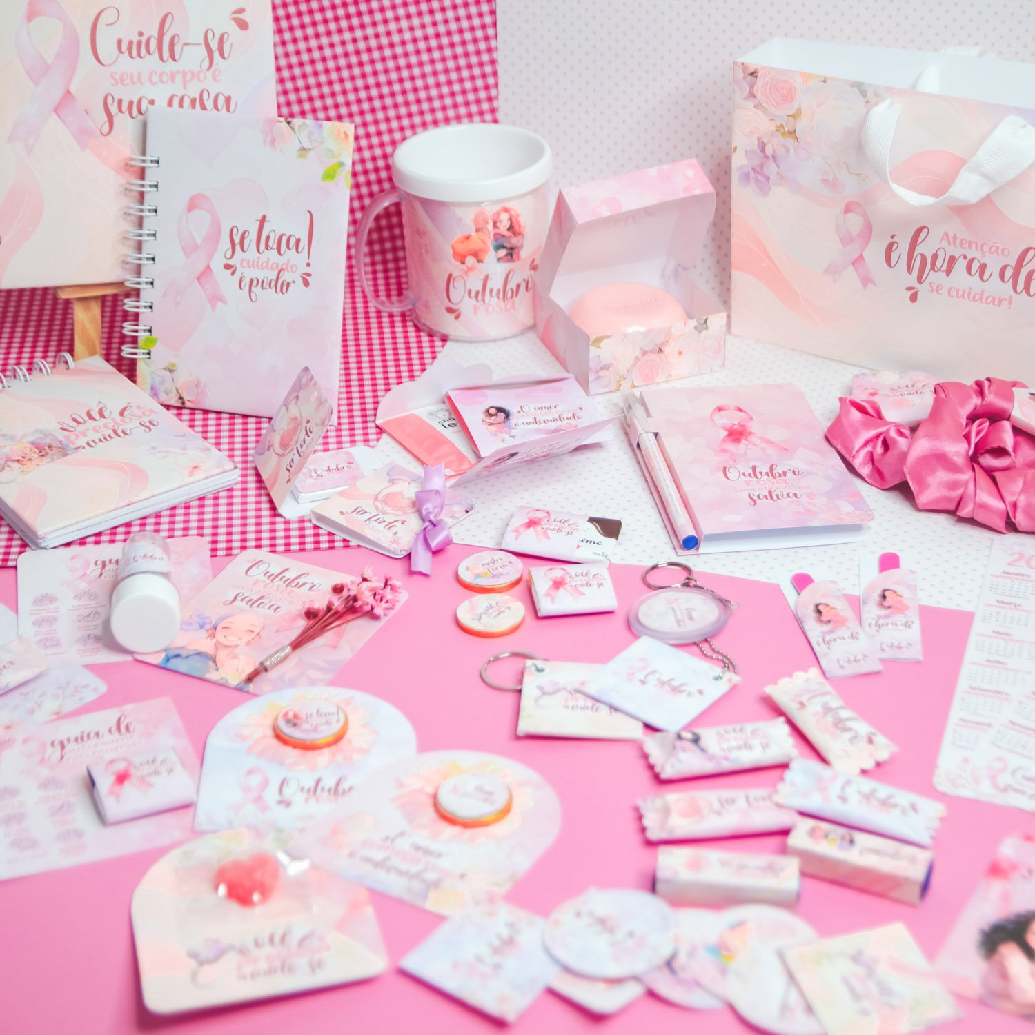 Kit Completo Outubro Rosa 2024