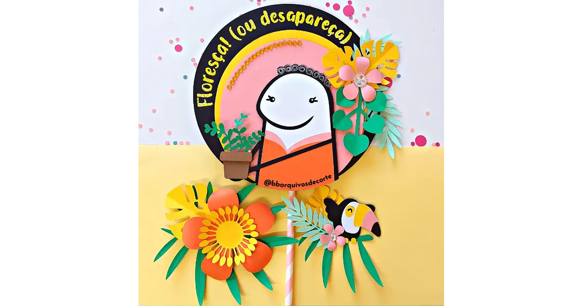 Arquivo de Corte Topo Flork Louca das Plantas (arquivo em SV