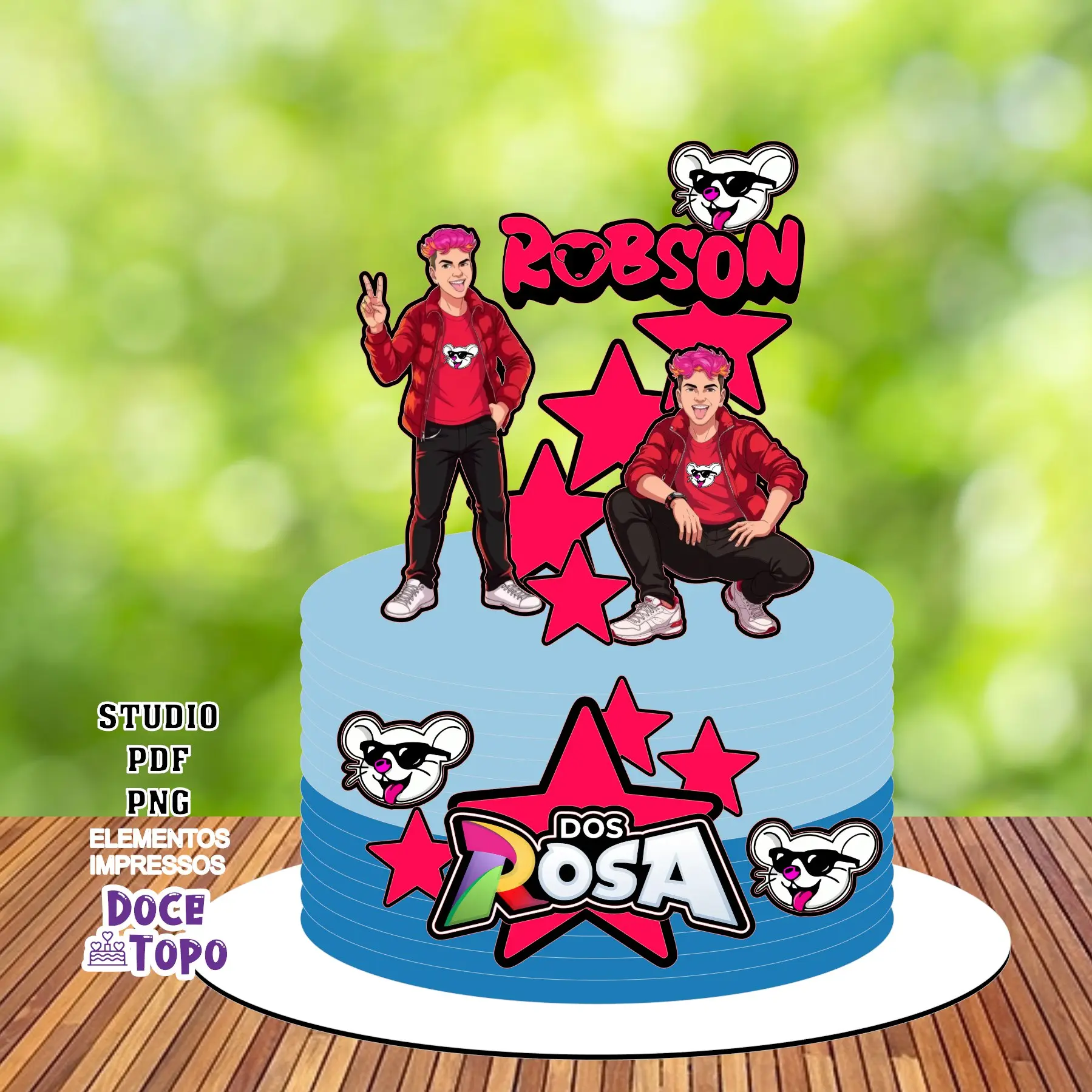 Arquivo de Corte Topo Robson Dos Rosas