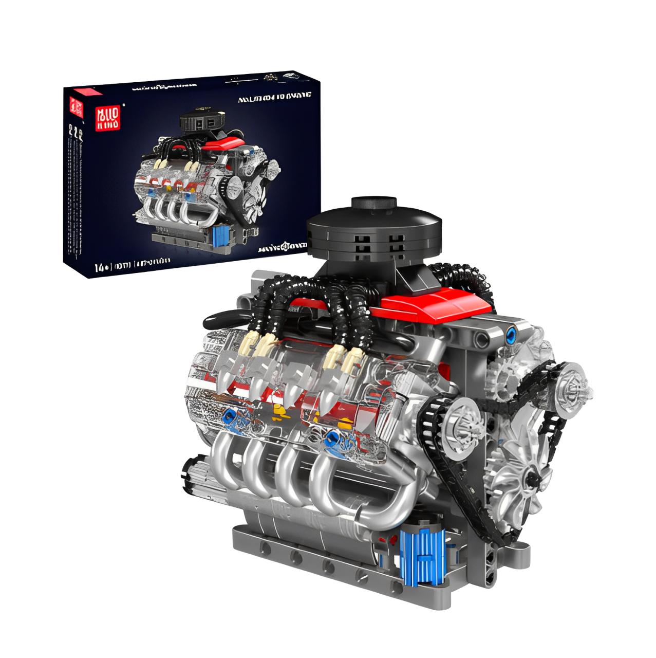 Motor V8 - 660 Piezas