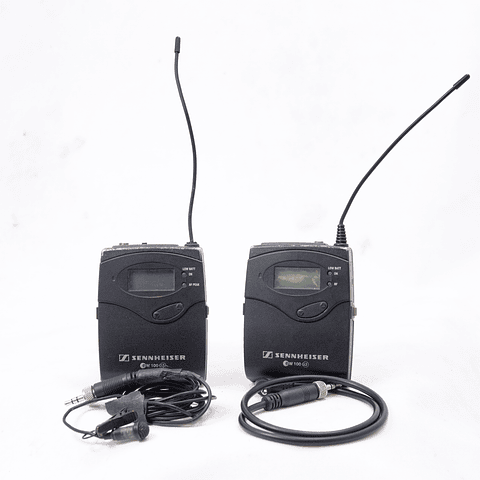 Pack Lavalier Sennheiser ew 100 G3 (2 unidades) + Case SK...