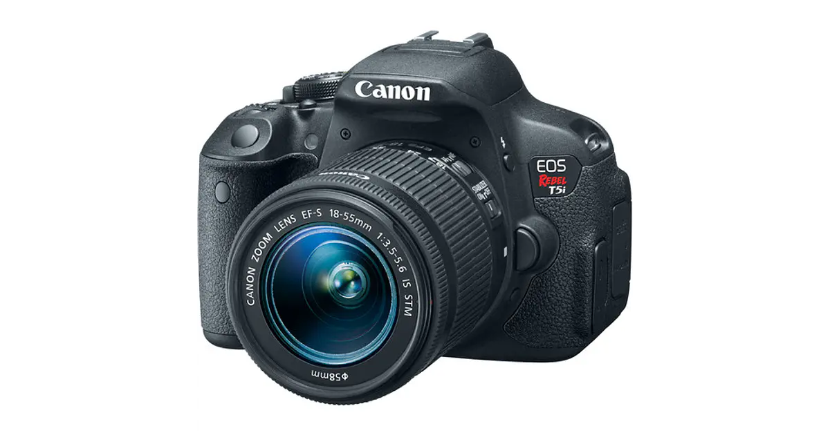 Canon EOS Rebel T5i DSLR con 18-55mm - Usado