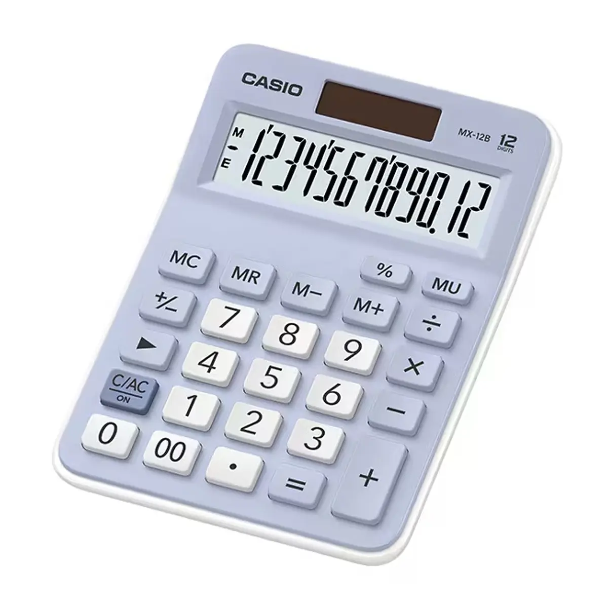 Calculadora Casio 12 dígitos Azul de Escritorio MX-12B-LB