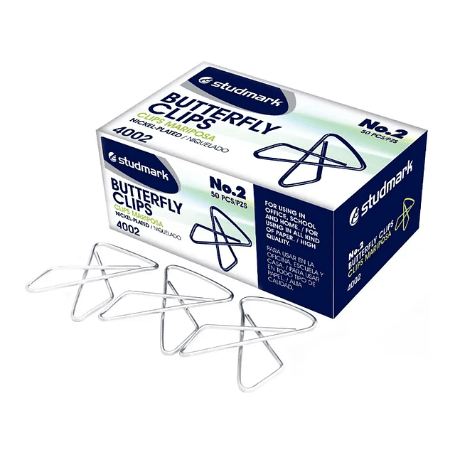 Clips Mariposa Studmark Pequeños