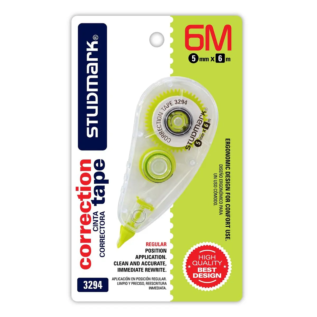 Corrector de cinta Stumdark, 5mm x 6 m